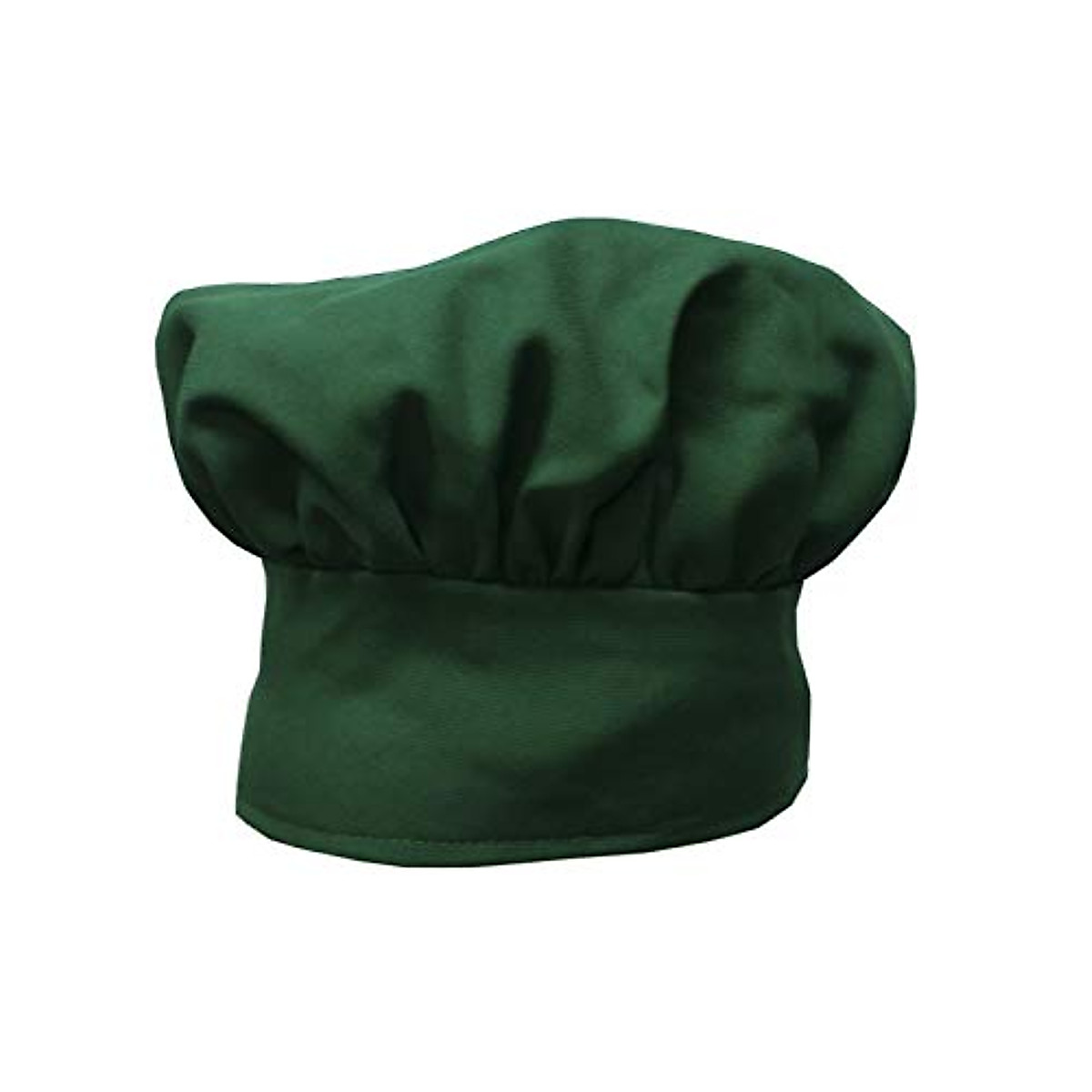 CHEFSKIN Big & Tall 2X XXL Mushroom Chef Hat, Fully Adjustable (Green)