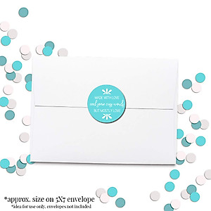 Funny Made With Love And Cuss Words Thank You Customer Appreciation Sticker Labels for Small Businesses, 60 1.5" Circle Stickers by AmandaCreation, Great for Envelopes, Postcards, Direct Mail, & More!