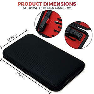 Manicure and Facial Care Set with Nail Clippers - Stainless Steel Manicure Kit - Portable Nail and Cuticle Care Travel Kit - Unisex for Men and Women (12 Pieces)