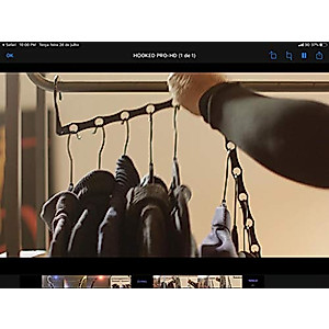 Space Saver Hangers for Smart Closet Organizer (16, Black)