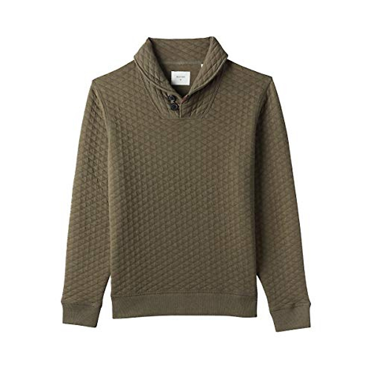 Billy Reid Men's Diamond Quilt Shawl, Dark Navy, Large