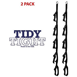 Tidy Tight Garage 2 Pack Organization System. Hang Extension Cords, Hoses, Rope, String Lights.