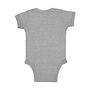Haase Unlimited No Means Ask Grandma - Granny Bodysuit (Light Gray, Newborn)