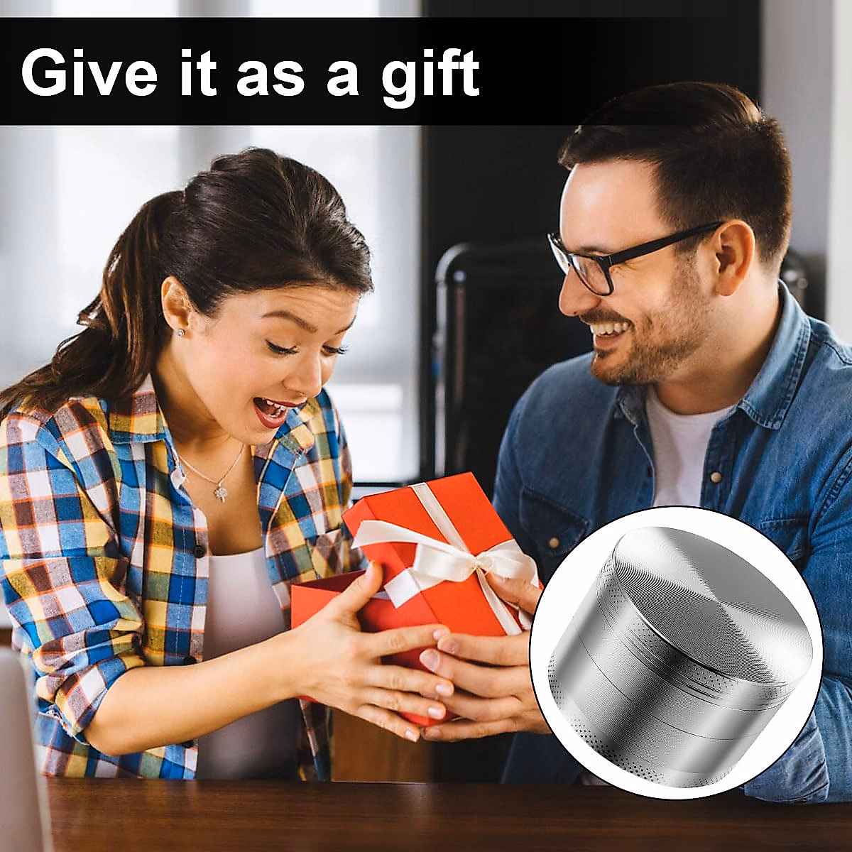 Grinder - 2.5inches For Spice Grinder (Silvery)