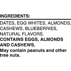 RXBAR Protein Bars, 12g Protein, Gluten Free Snacks, Blueberry (6 Boxes, 30 Bars)