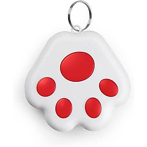 Mini Item Finder, Dog GPS Tracking Device, No Monthly Fee App Locator, 2023 Upgraded Portable Bluetooth Intelligent Anti-Lost Device for Luggages/Kid/Pet Bluetooth Alarms (1Pcs, Red)