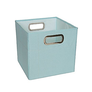 JJ Cole Heather Storage Box, 11-Inch, Blue