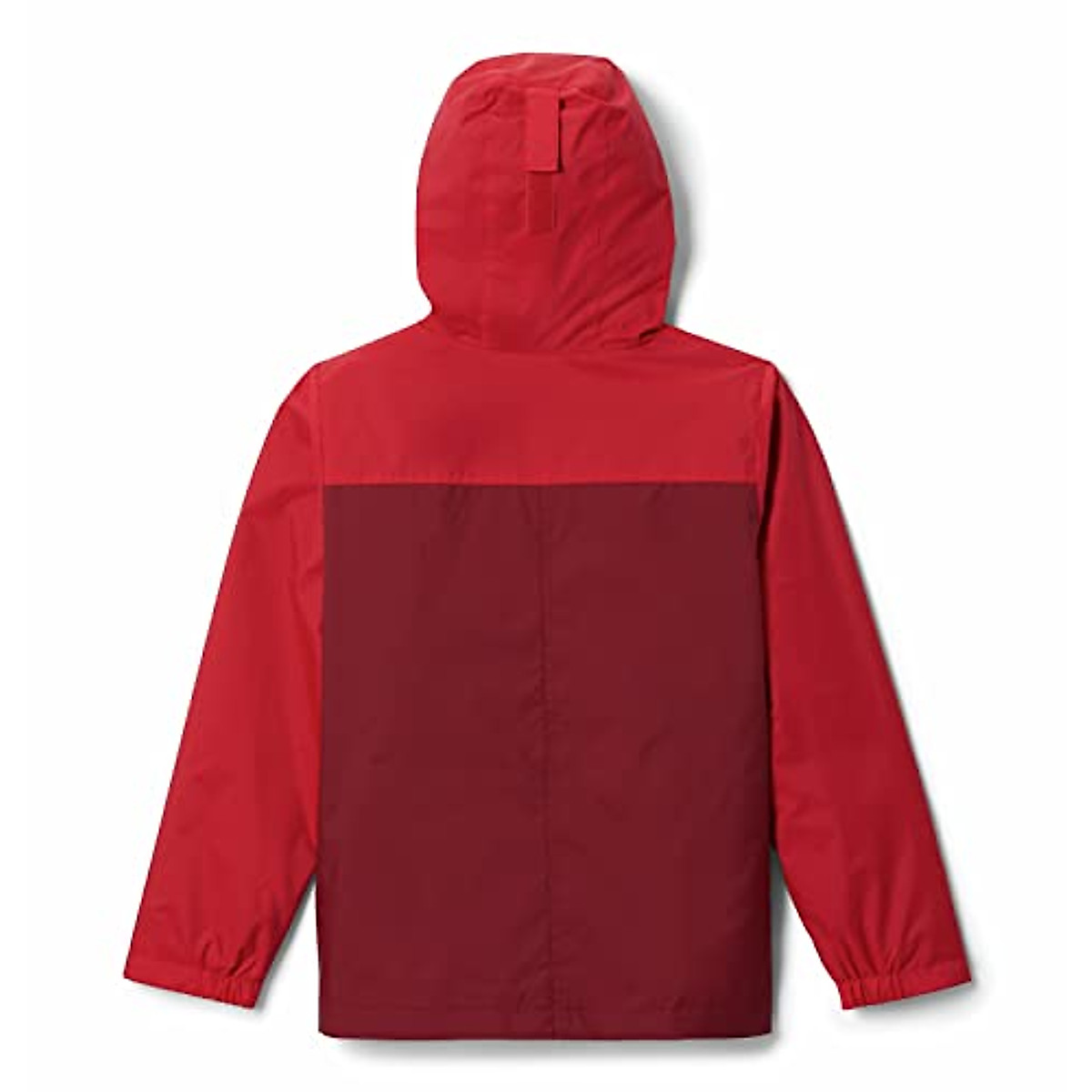 Columbia Big Boy's Rain-Zilla Jacket, Waterproof, Reflective Outerwear, red jasper/mountain Red, Medium