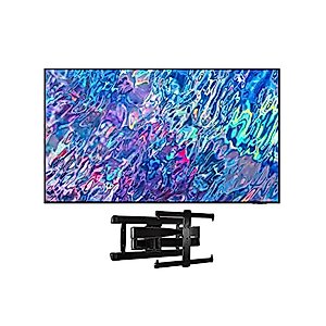 SAMSUNG QN65QN85BAFXZA 65" 4K Neo QLED UHD Smart TV in Titan Black with a Sanus Systems VLF728-B2 Full Motion Wall Mount (2022)