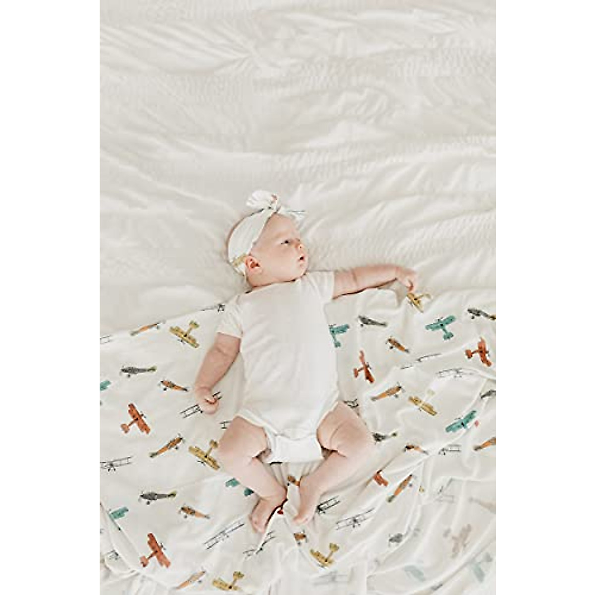 Copper Pearl Large Premium Knit Baby Swaddle Receiving Blanket Ace