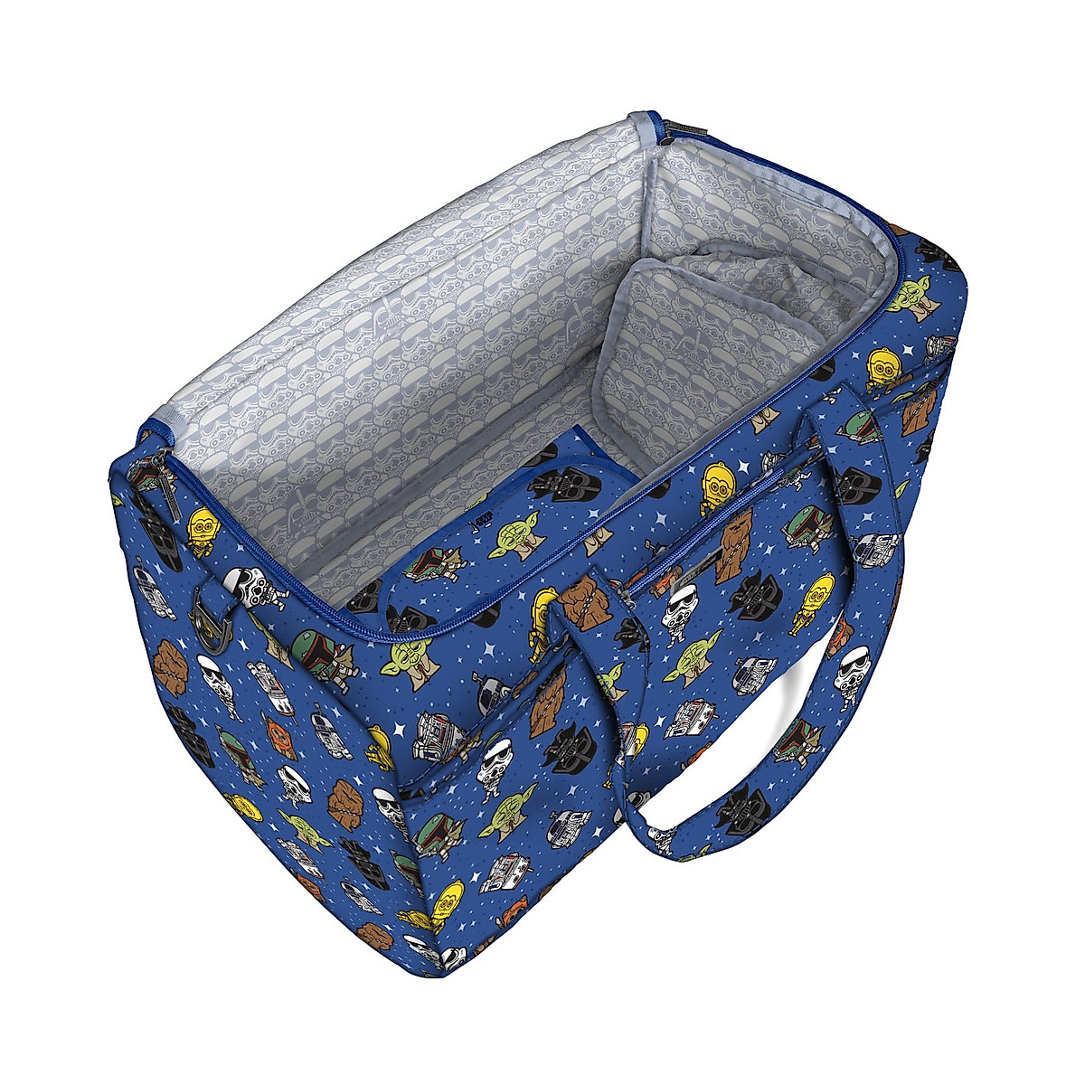 New! Super Star Plus - STAR WARS™ Galaxy of Rivals, JuJuBe Weekender Diaper Bag, Zippered Overnight Travel Duffel Bag with Baby Changing Pad, Shoe Compartment, Tote Bag Shoulder Straps