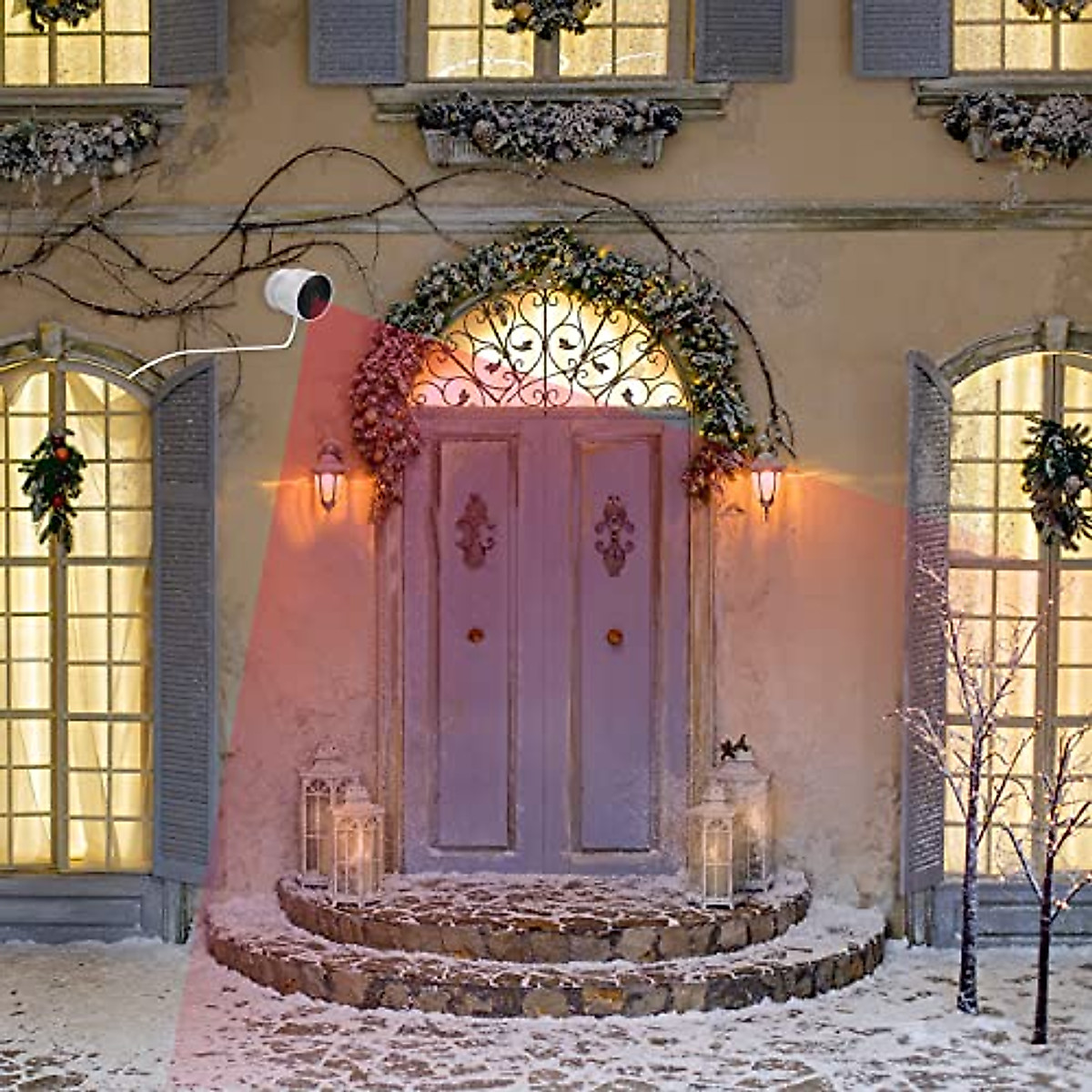 wochel Power Adapter Compatible with Google Nest Cam Outdoor or Indoor, Battery - 6.5ft/2m Weatherproof Outdoor Charger Cable Power Your Nest Cam (Battery) Continuously- White