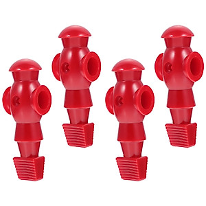 Abaodam Table Foosball Player Replacement Man: 4Pcs Soccer Table Player Foosball Replacement Parts for Dynamo Table Fun Game Toys