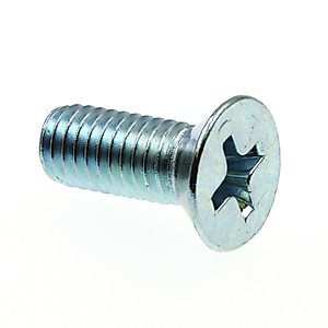 Prime-Line 9001025 Machine Screws, Flat Head, Phillips Drive, #10-32 X 1/2 In., Zinc Plated Steel (100 Pack)