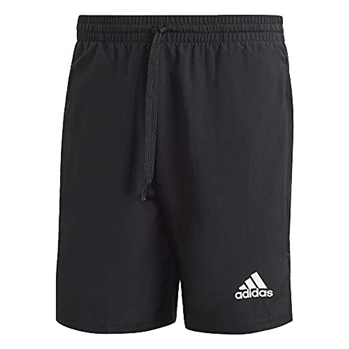 adidas mens Activated Tech Shorts Black/White Small