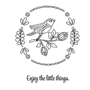 Color & Frame - Inspiration (Adult Coloring Book)