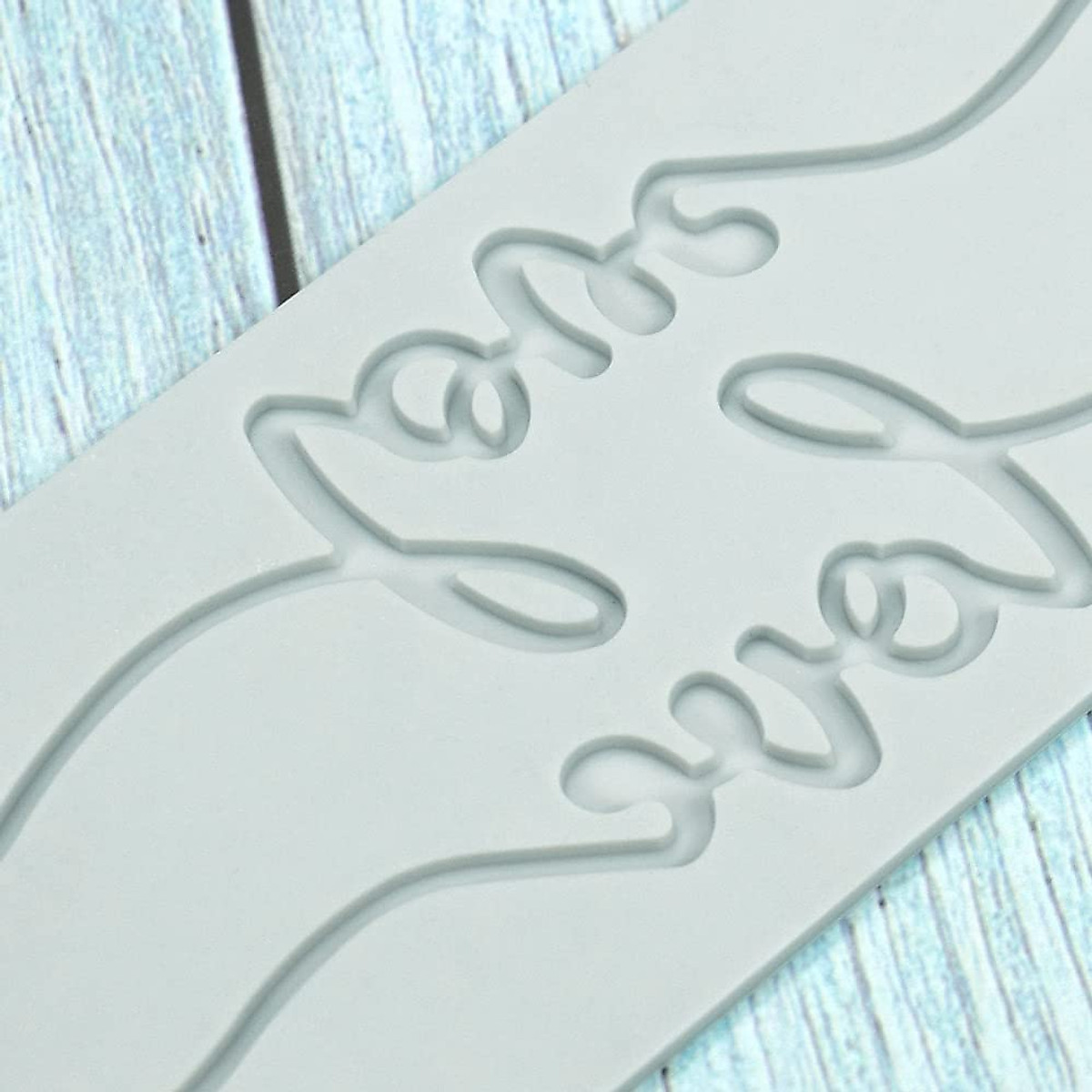 Love Silicone Lace Mold, Cake Mat, Fondant Impression Mats, Heart Pattern Lace Mat for Cake Decorating Valentine's Day (A_6.40x5.52x0.12inch)