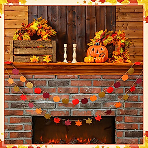 Remerry 600 Pcs Fall Cellophane Treat Bags Thanksgiving Candy Bags Fall Goodie Bags Maple Leaf Pumpkin Bags with Pumpkin Maple Leaf Tags Gold Twist Tie Twine Autumn Party Supplies