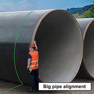 INFINITER ML-400G Green Line Generator comes with maximum visibility under direct sunlight, ideal for large scale alignment and cutting works. New feature: Waterproof!