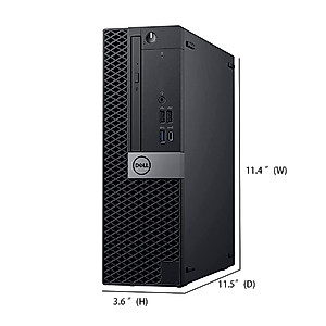 Dell Optiplex 7050 SFF Desktop PC Intel i7-6700 4-Cores 3.40GHz 32GB DDR4 Ram New 512GB M.2 NVMe SSD WiFi Bluetooth HDMI DP Windows 10 Pro DVD-RW Wireless Keyboard & Mouse (Renewed)