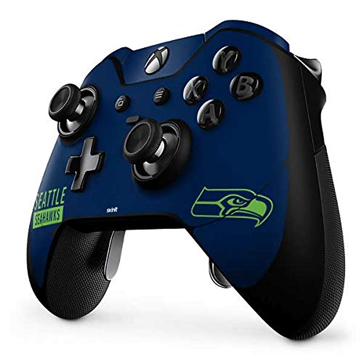Skinit Decal Gaming Skin Compatible with Xbox One Elite Controller - Officially Licensed NFL Seattle Seahawks Blue Performance Series Design