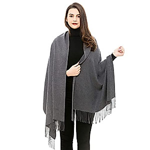 REEMONDE Womens Scarf Pashmina Shawls Wraps Stole for Evening Dress Wedding Bridal Bridesmaid Shawls