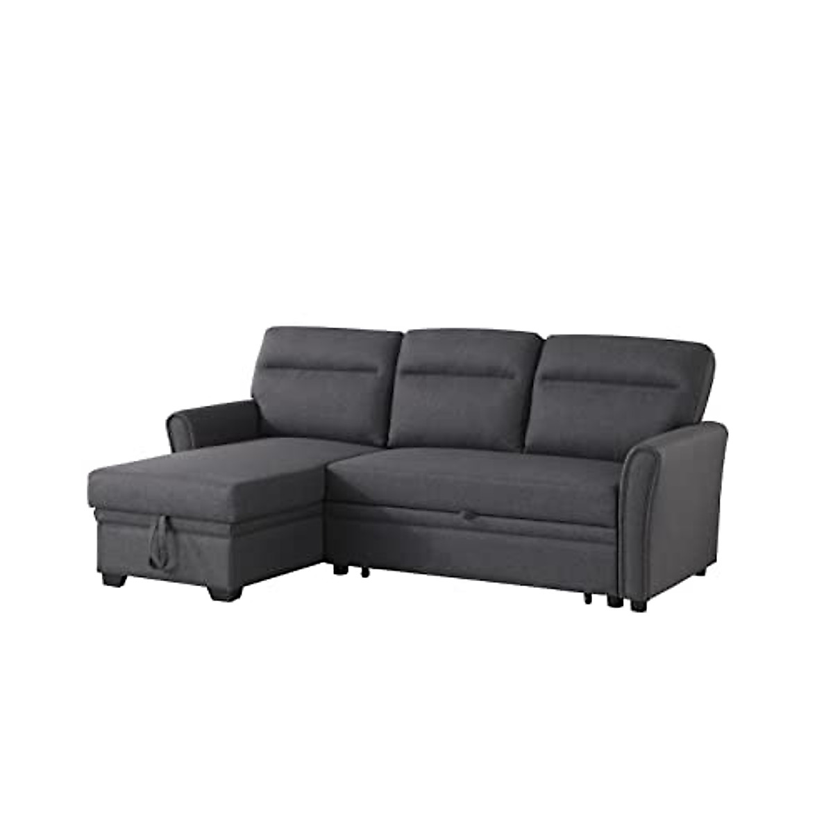 Devion Furniture Edward Sofabed, Dark Gray