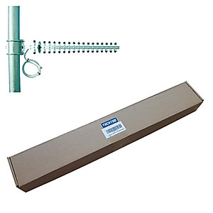 TECHTOO WiFi Antenna 2.4GHz 18dBi High Gain Yagi Directional Antenna Booster with RP-SMA Connector for Network Router/Reapter/USB Adapter/Extension Network PCI Card/Security Camera