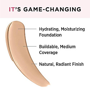 IT Cosmetics Your Skin But Better Foundation + Skincare, Medium Cool 30 - Hydrating Coverage - Minimizes Pores & Imperfections, Natural Radiant Finish - With Hyaluronic Acid - 1.0 fl oz