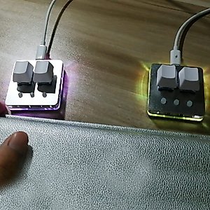 AMJUDOT OSU Keyboard-OSU Keypad Gaming PC One Handed Gaming Keyboard Cherry Switches for Mechanical Keyboard （Type-C-Tea Cherry Tea
