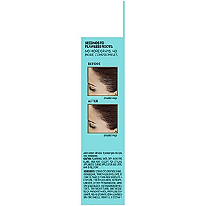 L’Oréal Paris Magic Root Precision Temporary Gray Hair Color Concealer Brush, 5 Medium Brown, 0.05 fl; oz.