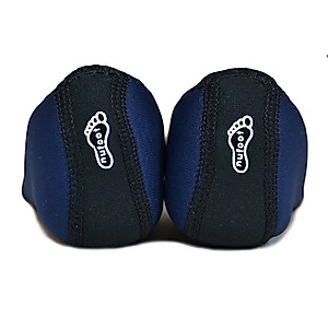 Nufoot Women's Ballet Flat Slipper, Navy, X-Large