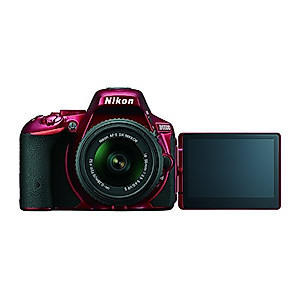 Nikon D5500 DX-format Digital SLR w/ 18-55mm VR II Kit (Red)