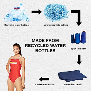 Speedo Women's Standard Swimsuit Piece Endurance The One Graphic, Bittersweet, 30