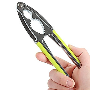 Fani Nut Crackers Walnut Cracker Heavy Duty Shell Cracker Seafood Cracker Walnut Opener Tool with Non-Slip Handle