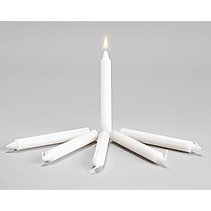 Candlelight Service Vigil Candles - Convenient for Memorial Candles, Congregational Candles, Christmas Eve Candles, Shabbat Candles (4.25" Candle, 250 Count (Pack of 1))