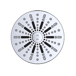 Design House 582718-PC Ian Modern 8-inch 2-Function Showerhead, Polished Chrome