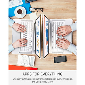 HP Chromebook 14 Laptop, Intel Celeron Processor, 4 GB RAM, 32 GB eMMC, 14” HD (1366 x 768) Touchscreen, Chrome OS, Webcam & Dual Mics, Work, Entertainment, Long Battery Life (14a-na0140nr, 2021)