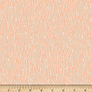 Art Gallery Fabrics Art Gallery Hello Bear Wild Wood Nectar Fabric, Orange