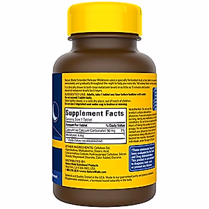 Nature Made Melatonin 4mg Extended Release Tablets, 100% Drug Free Sleep Aid for Adults, 90 Count, 90 Day Supply