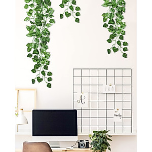 Omldggr 3 Pieces Artificial Hanging Ivy Vine Artificial Hanging Plants for Indoor Outside Home Garden Office Decor
