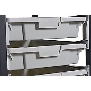 LUXOR MBS-SR-8S Mobile Bin System - Single Row