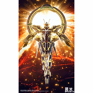 Funtasy Planet Action Figures 1/100 Scale Model Kits for Adults Eternal Star-Glory Assembly Model Mecha Model Kit Articulated Figures Assembled Mode, White, CMLH-01