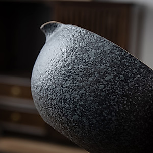 TEANAGOO Matcha Set Matcha Whisk Matcha Bowl with Pouring Spout Scoop Matcha Whisk Holder Tea Making Kit. 1 Japanese Tea Set (7pcs) + 2Cups(7.2oz),S1,Charcoal Grey,Color Box Packing