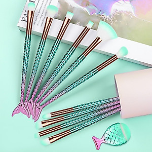 Makeup Brush Set 11Pcs Eye Makeup Brushes, Eyeshadow Concealer Eyeliner Brow Blending Brush Tool