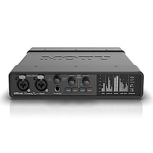 MOTU UltraLite-mk5 Desktop 18x22 USB Type-C Audio/MIDI Interface Bundle with IOGEAR USB Type-C To USB Type-C Cable and 20" XLR-XLR Cable