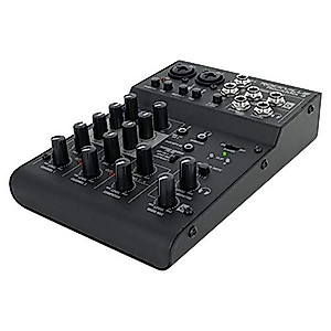 Rockville RockMix 4 Channel Mic/Instrument Pro Recording Mixer+USB Interface/EQ