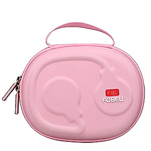 FBLFOBELI Headphone Cases EVA Hard Storage Case for JBL Tune 500BT/510BT/T450BT/710BT/JBL Live 650 BT NC On-Ear Wireless Bluetooth Headphone, Travel Protective Bag (Pink)