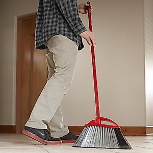 O-Cedar Power Corner Angle Broom with Dust Pan