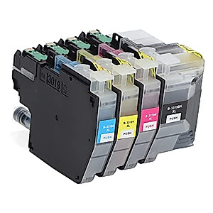Fafeicy Ink Cartridge,4 Colors Printing Accessory Part with Ink for Photo Paper Document